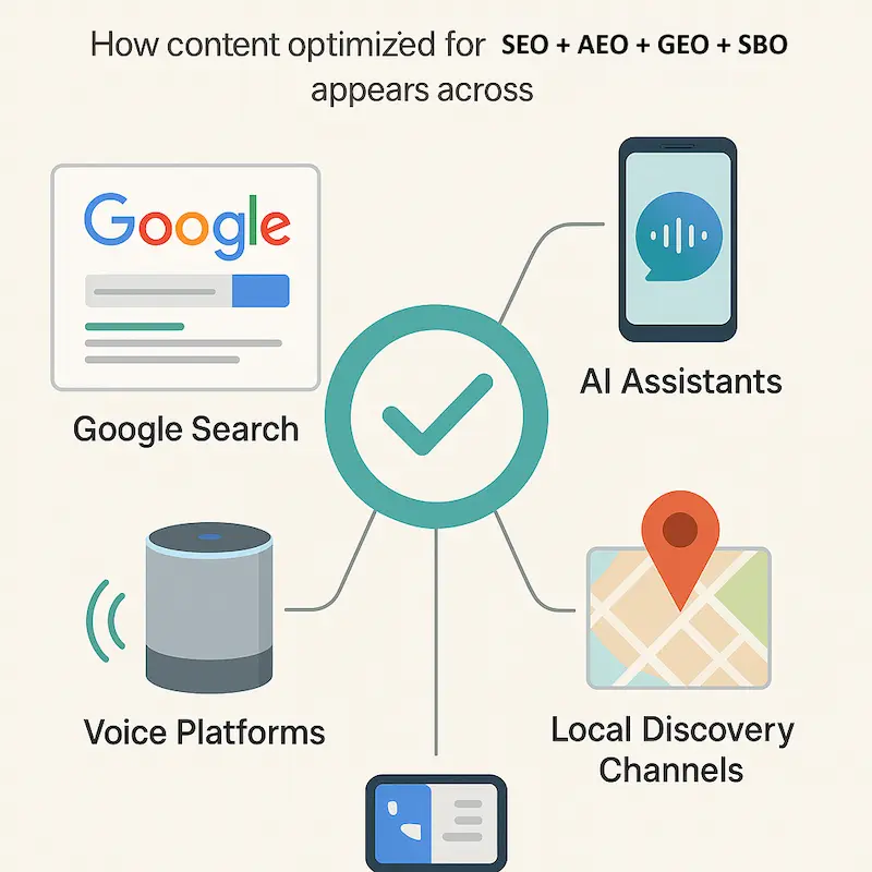 SEO+AEO+GEO+SBO Services Swansea | Get Found Everywhere